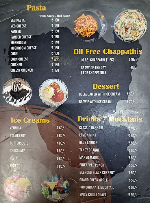 Menu of Chimy Foods, Madipakkam, Chennai