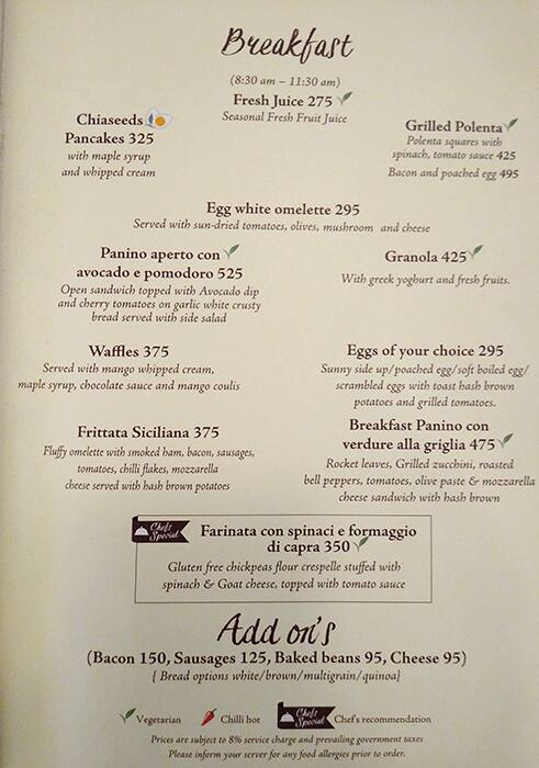 Caffe Tonino, Connaught Place, New Delhi का मेनू - Zomato