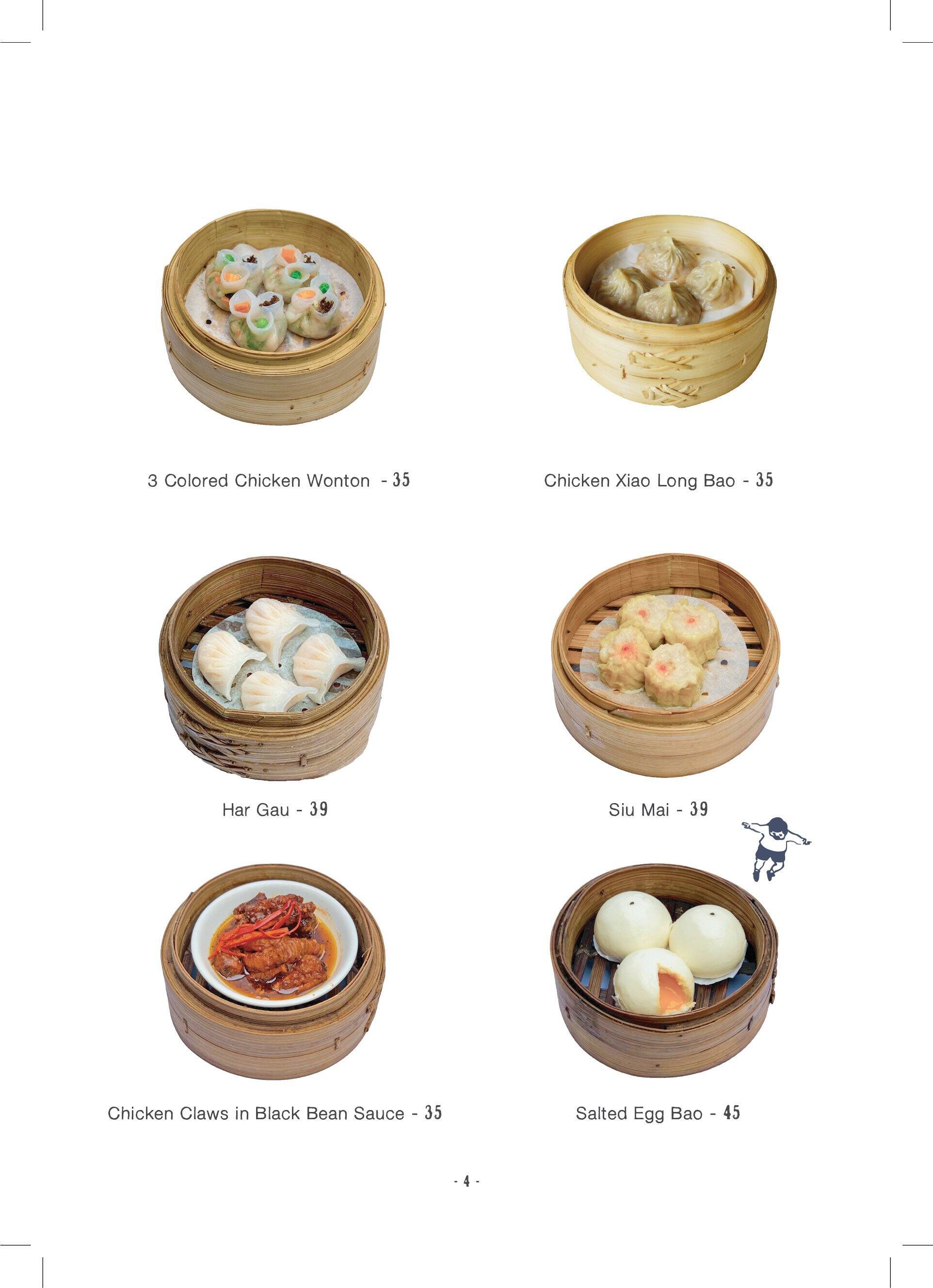 Menu at Pao Pao Liquor Bar & Dimsum Parlour, Jakarta