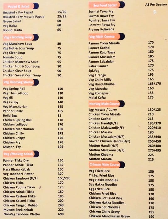 Milestone 09 Menu, Menu for Milestone 09, Pune-Solapur Road, Pune - Zomato