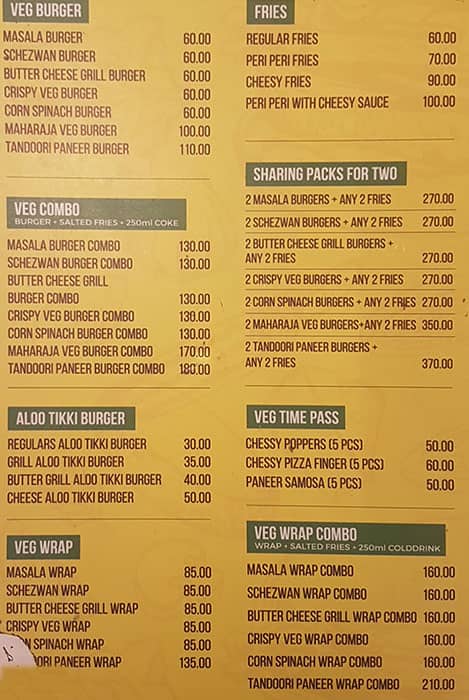 Menu at The Burger Junction, Badlapur, 569H+4M4