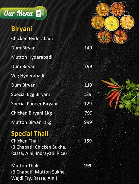Menu of Hot Plate Kitchen, Karve Nagar, Pune