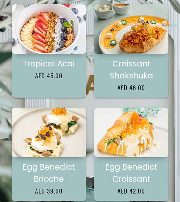 Menu of L'arc Cafe, Khalifa City, Abu Dhabi