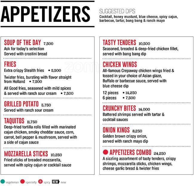 Crepaway Menu, Menu for Crepaway, Dora, Metn - Zomato Lebanon