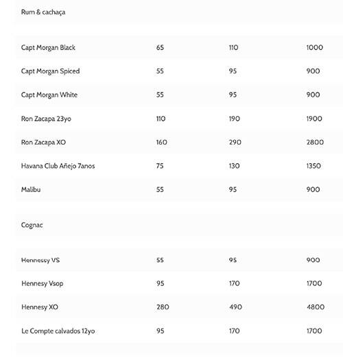 Menu at Almayass restaurant, Dubai, Sofitel Dubai Downtown