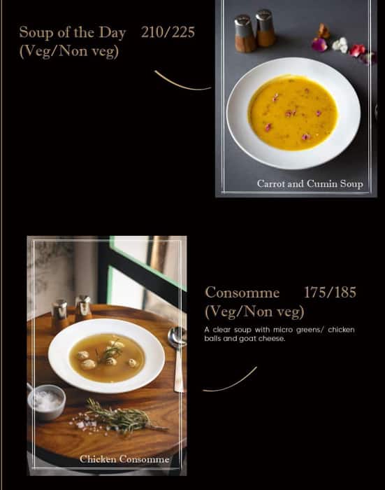 Menu of The Old Potion House, Adyar, Chennai