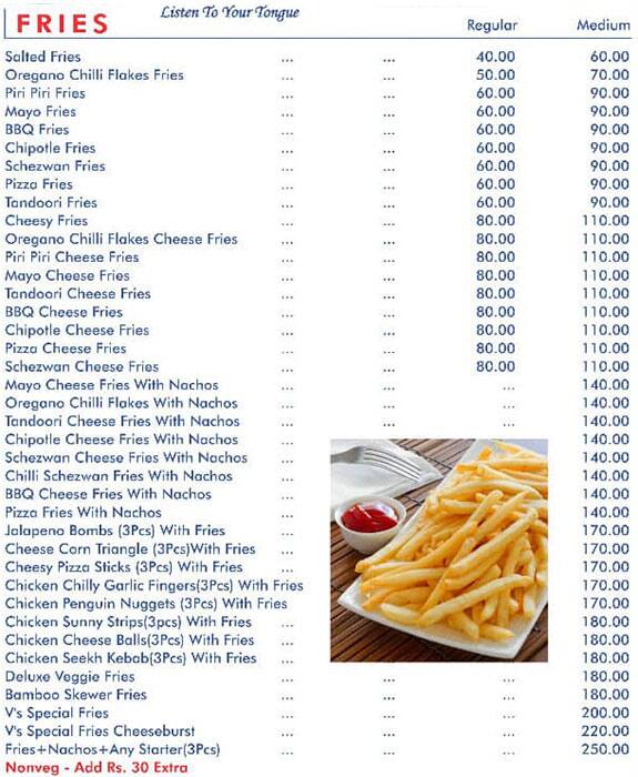 Menu of Shivin Cafe n' More.., Worli, Mumbai