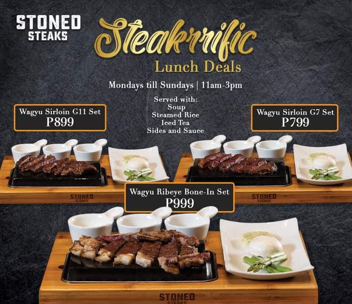 Menu at Stoned Steaks - Tomas Morato steakhouse, Quezon City, Extension