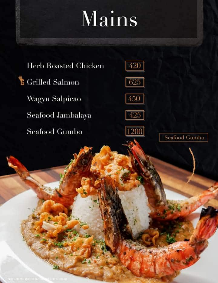 Menu at Stoned Steaks - Tomas Morato steakhouse, Quezon City, Extension