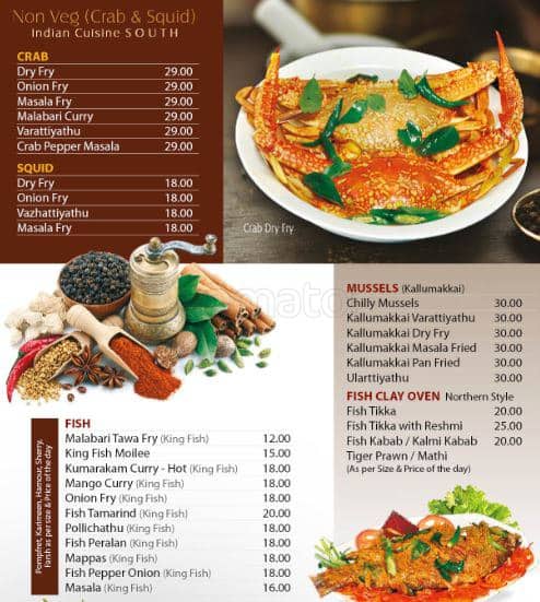 Menu at Food Paradise restaurant, Dubai, 18A Street