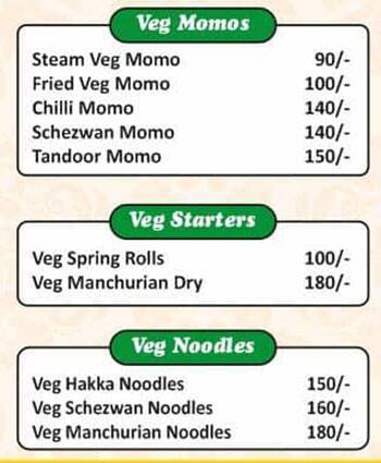 Menu of Aaron Food Corner, Undri, Pune