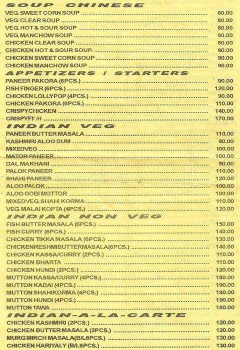 Penguin Food Court Menu, Menu for Penguin Food Court, Belghoria ...