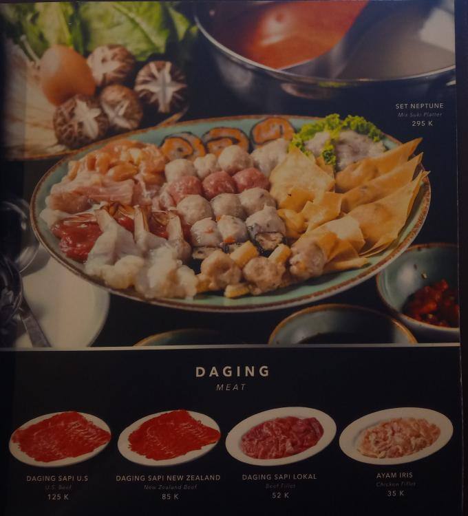 Menu at Coca Suki Restaurant BRI Sudirman, Central Jakarta, BRI Center ...