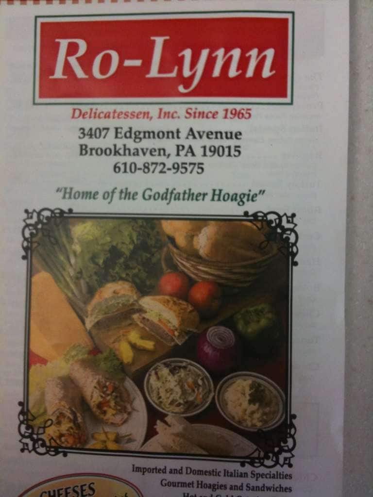 Menu at Ro-Lynn Deli desserts, Brookhaven