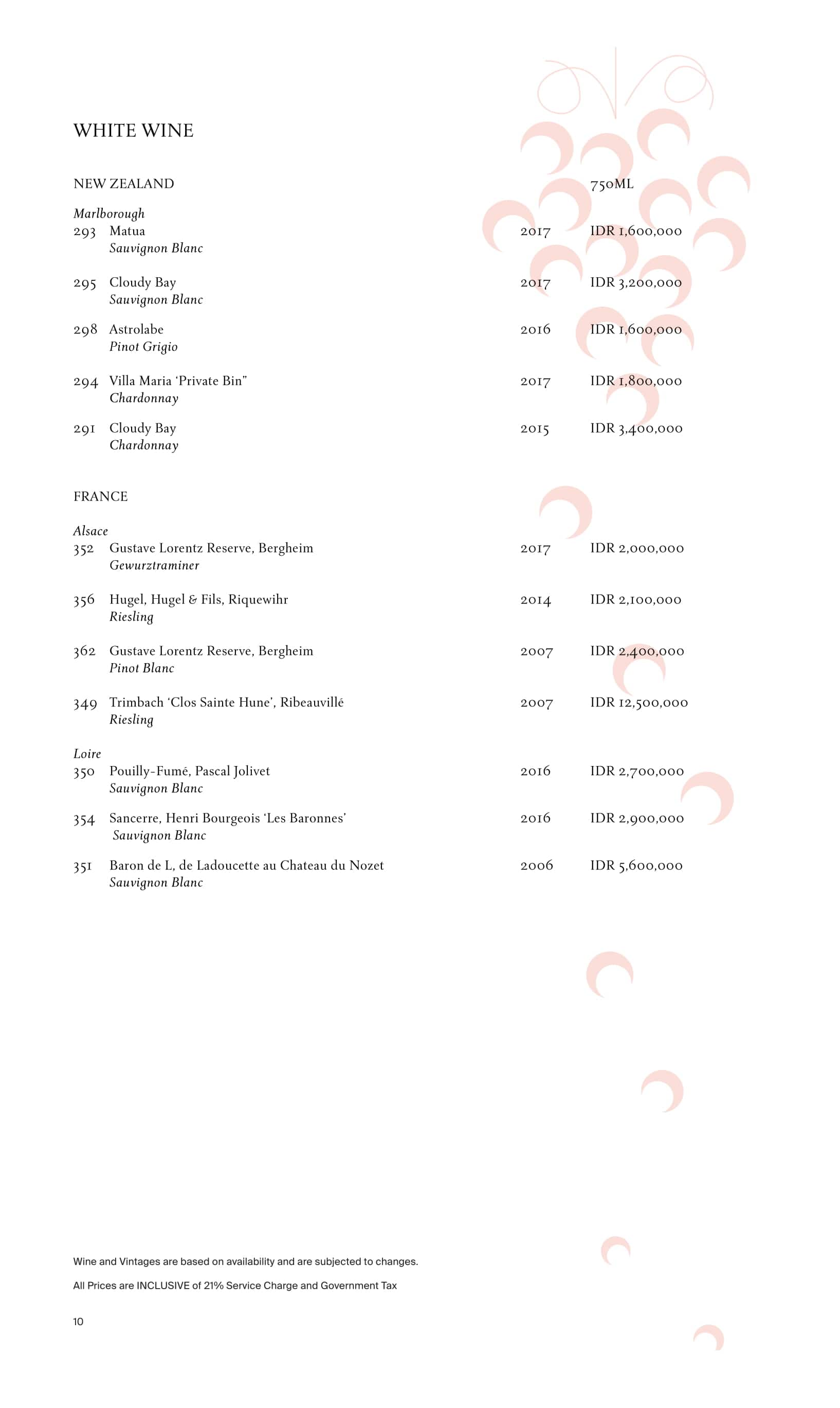 Menu at Boneka Restaurant, Kuta Selatan