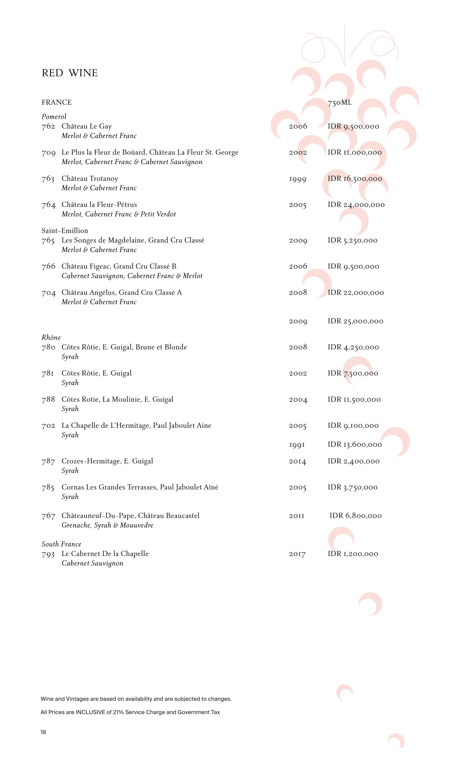 Menu at Boneka Restaurant, Kuta Selatan