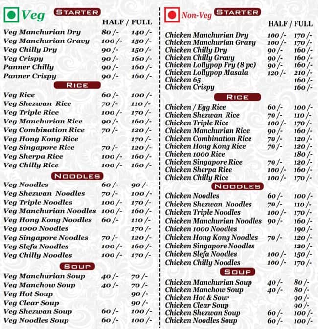 Menu of Aswad Hotel, Badlapur, Thane