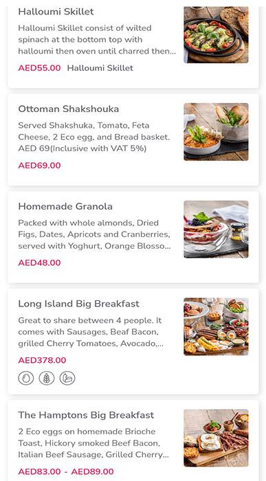 Menu at The Hamptons Cafe & Restaurant Jumeirah Islands, Dubai ...