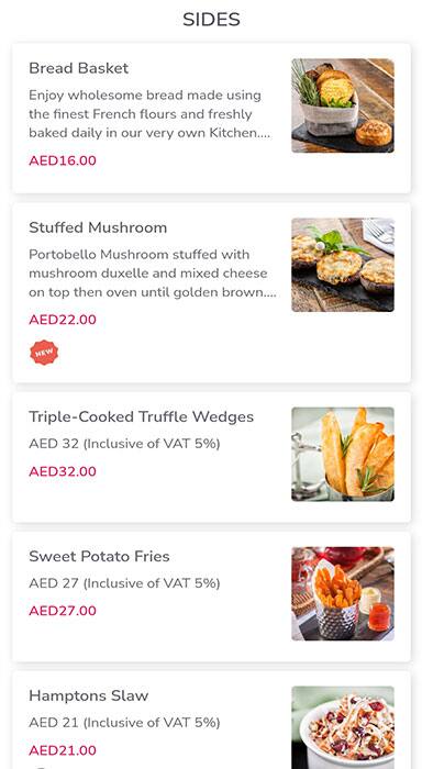 Menu at The Hamptons Cafe & Restaurant Jumeirah Islands, Dubai ...