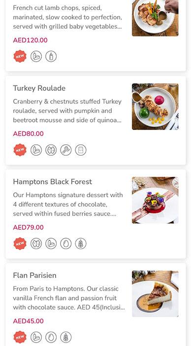 Menu at The Hamptons Cafe & Restaurant Jumeirah Islands, Dubai ...