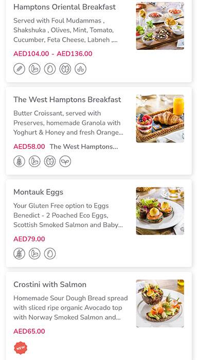 Menu at The Hamptons Cafe & Restaurant Jumeirah Islands, Dubai ...