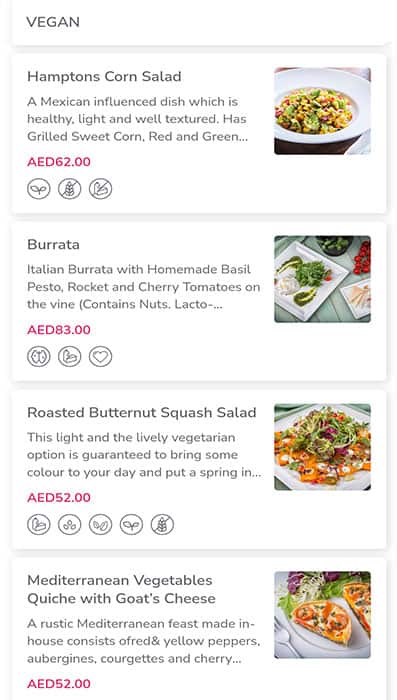 Menu at The Hamptons Cafe & Restaurant Jumeirah Islands, Dubai ...