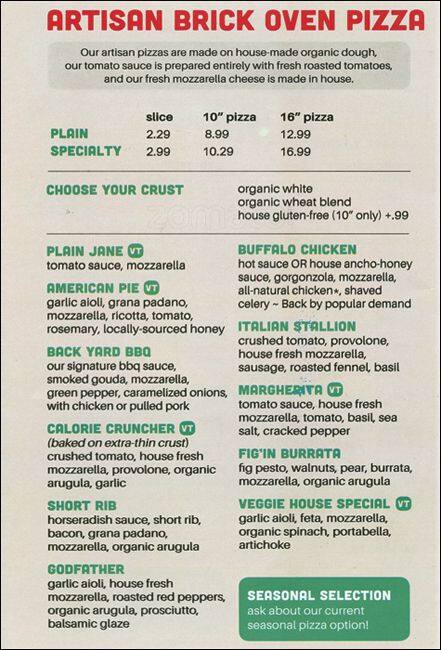 Menu at The Couch Tomato Cafe'- West Chester, West Chester