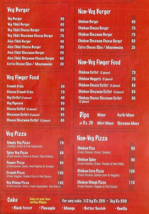 Burger Express Menu, Menu for Burger Express, Yerawada, Pune - Zomato
