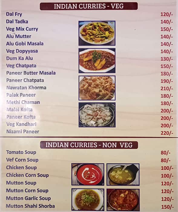 Menu at Qutub Shahi Kitchen's Family Restaurant, Hyderabad