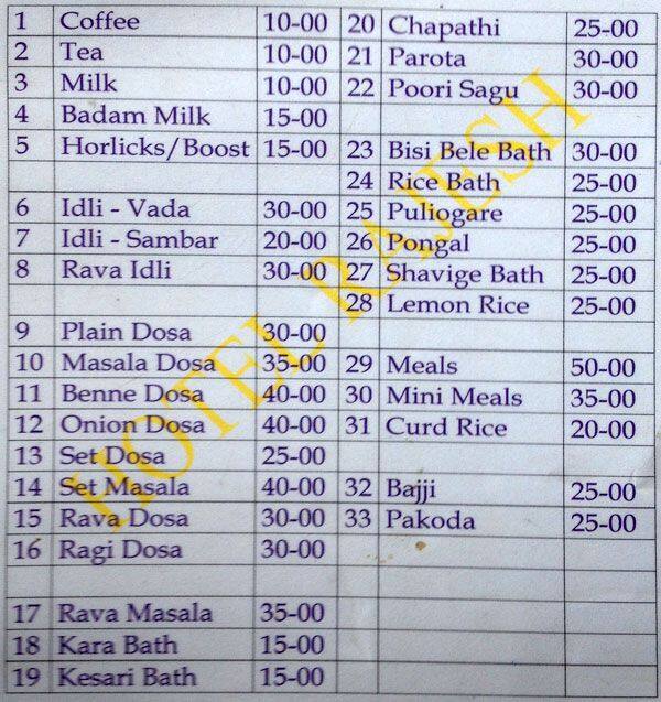 Hotel Rajesh Menu, Menu for Hotel Rajesh, Mandi Mohalla, Mysore - Zomato
