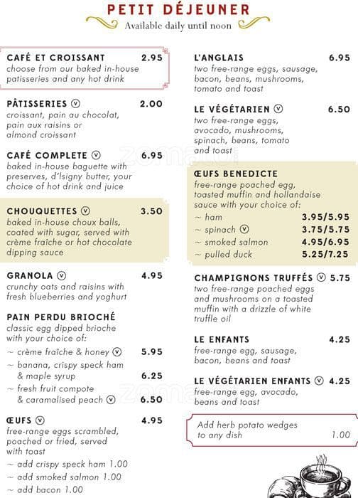 Menu at Café Rouge - Reading Oracle restaurant, Reading, R16