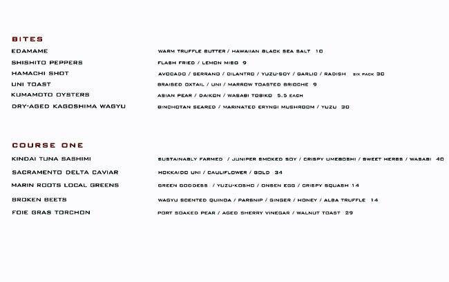 Alexander's Steakhouse Menu - Urbanspoon/Zomato