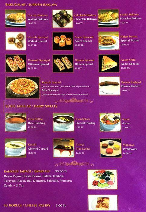 Cafe Grande Menü, Cafe Grande, Sultanahmet, İstanbul için Menü - Zomato ...