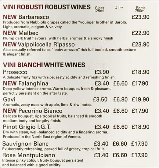 Menu at Battlefield Rest restaurant, Glasgow