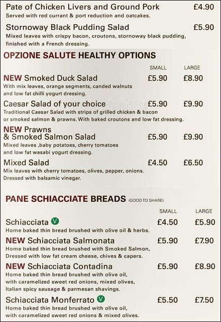 Menu at Battlefield Rest restaurant, Glasgow