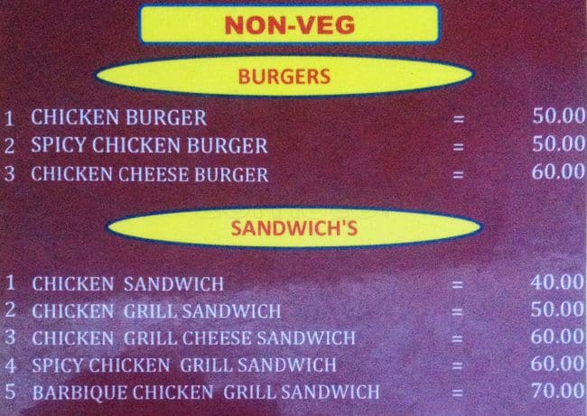 Menu at 6 Slice Pizza, Secunderabad, Beside heritage fresh