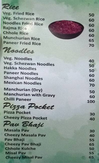 Menu at Cheesy Boy, Kota