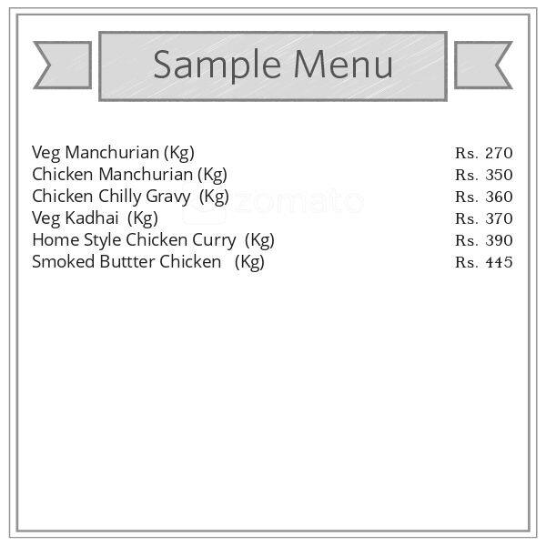 Menu of Till The Last Bite, Ravet, Pune
