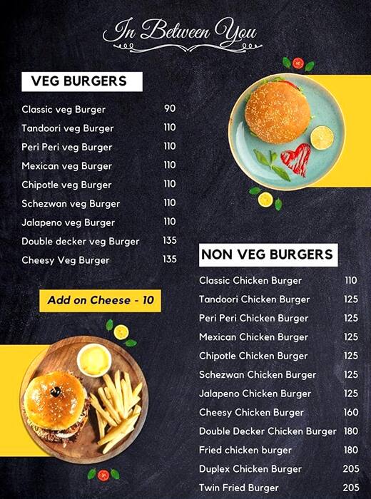 Menu at Spicywala, Chennai