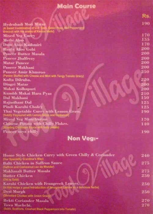 Food Village Menu, Menu for Food Village, Baranagar, Kolkata - Zomato