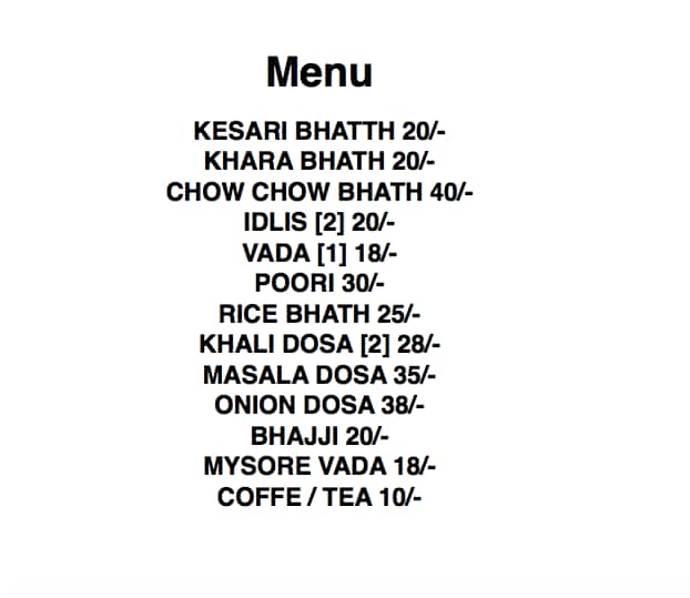 Hotel Dwarka Menu, Menu for Hotel Dwarka, Basavanagudi, Bangalore - Zomato