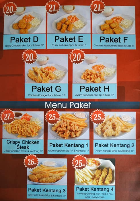 Menu at Bolo - Bolo restaurant, Depok, 16433 Depok