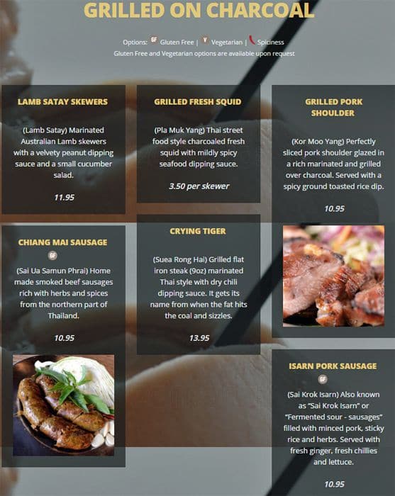 Menu at Isarn Thai Soul Kitchen pub & bar, Kirkland