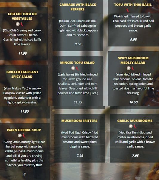 Menu at Isarn Thai Soul Kitchen pub & bar, Kirkland