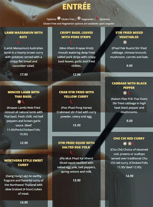 Menu at Isarn Thai Soul Kitchen pub & bar, Kirkland