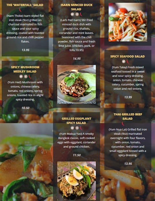 Menu at Isarn Thai Soul Kitchen pub & bar, Kirkland