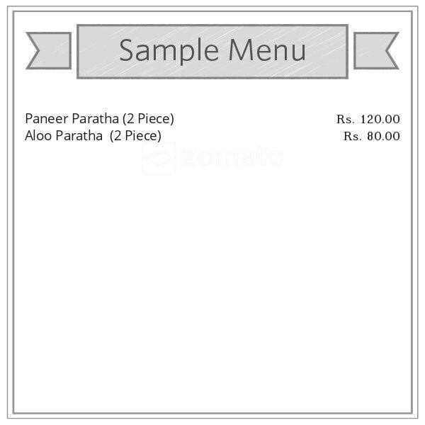 Menu of Paratha Junction, Sector 31, Faridabad