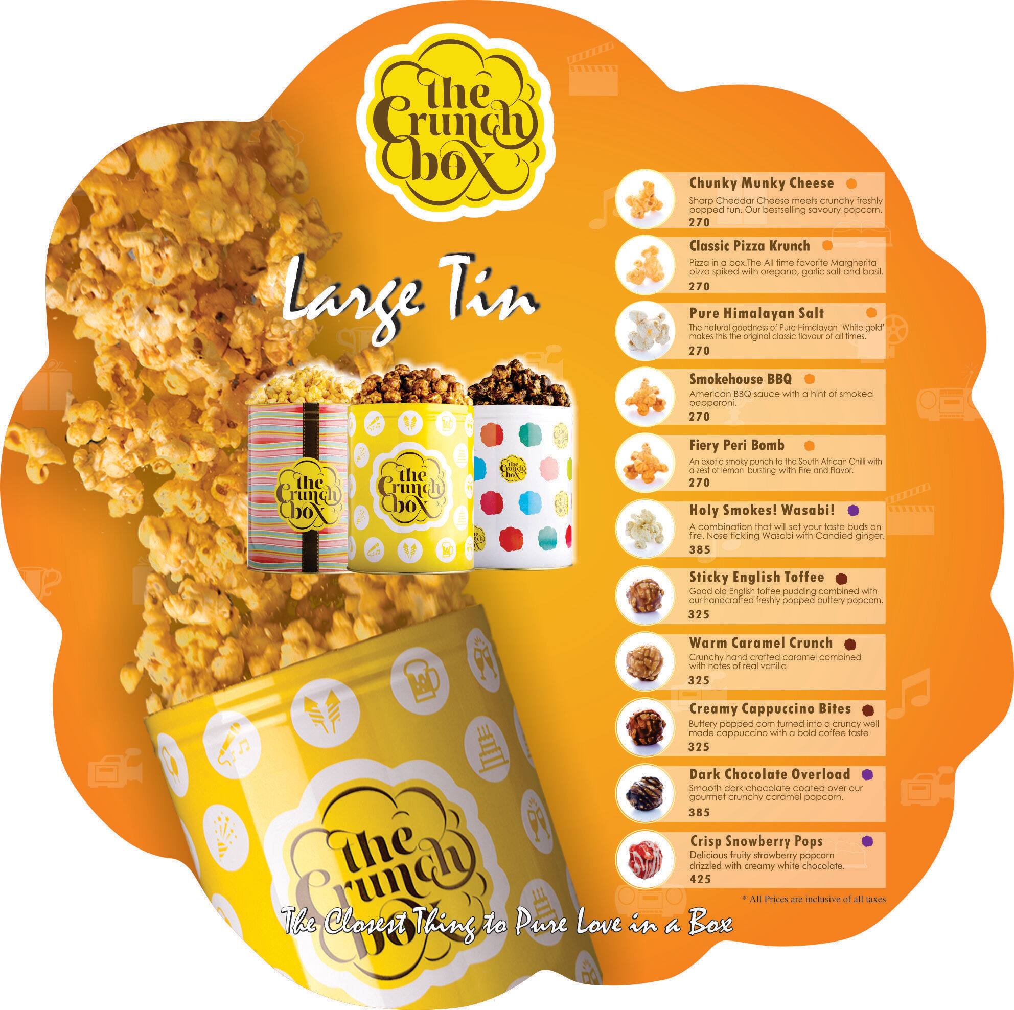 Menu at The Crunch Box, Delhi, H722+HPJ