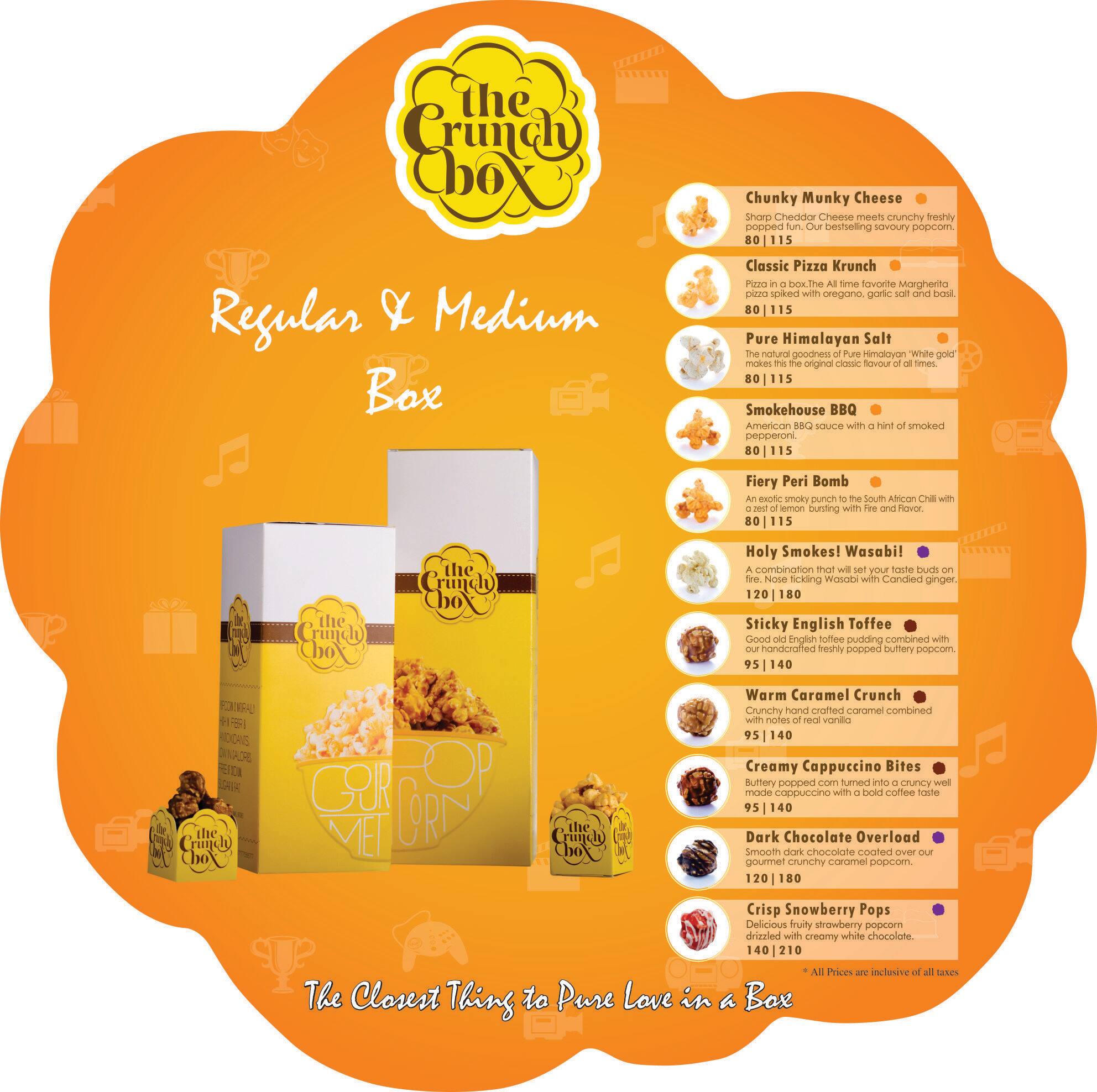 Menu at The Crunch Box, Delhi, H722+HPJ