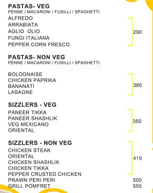 Menu at Rude Lounge, Mumbai, 15/16 BSEL Tech Park